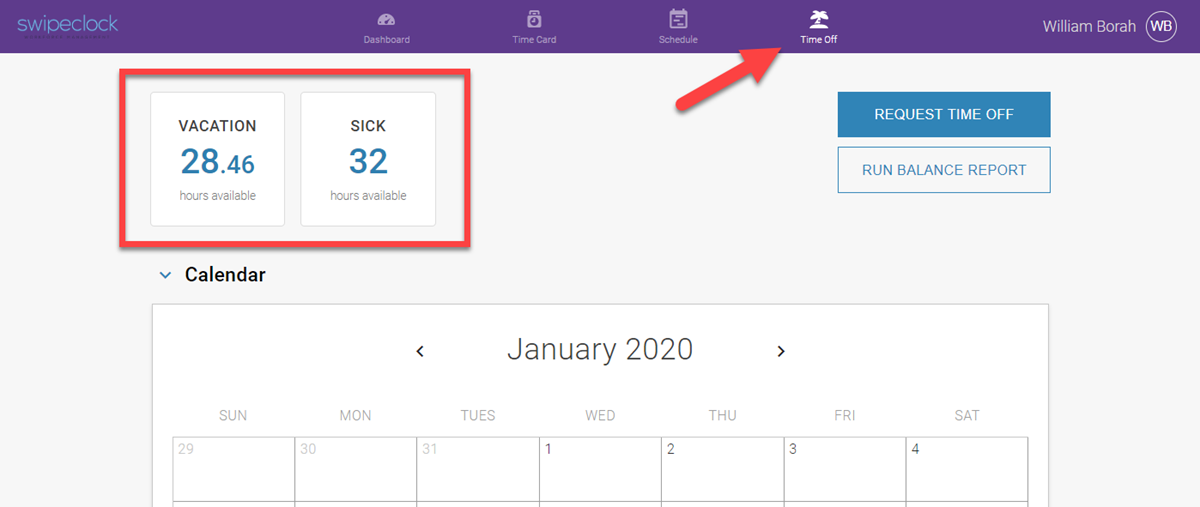 Check Your Time Off Balance