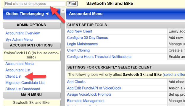Clock Prompt Edit Permissions for Your Client