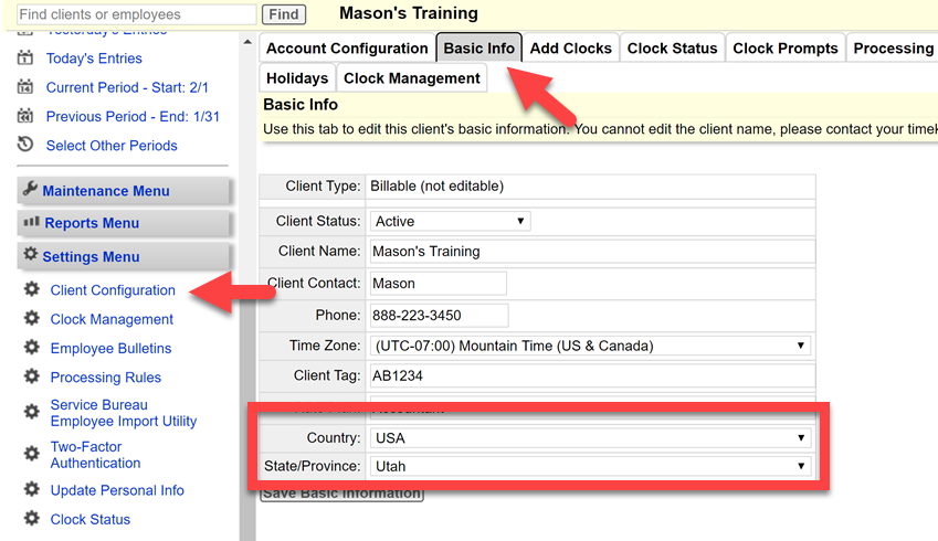 Payroll-Based Journal Setup