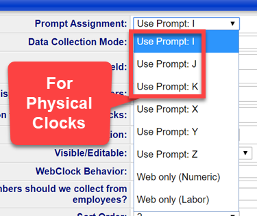 Clock Prompt Setup