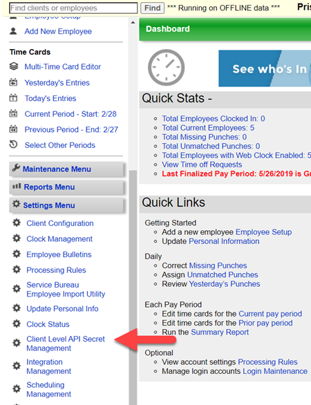 Apex - TimeWorksPlus Integration