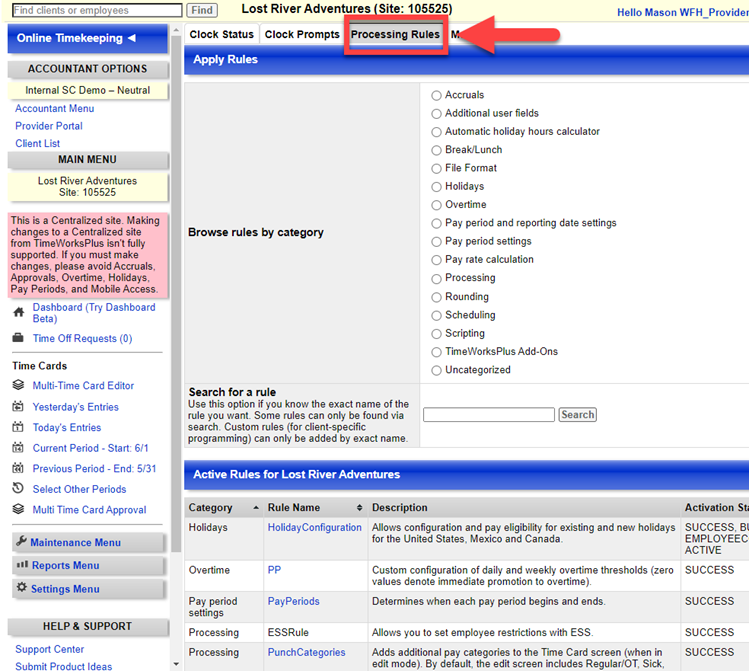 Configure WorkforceHub Advanced