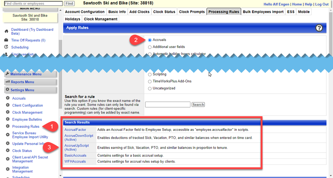 WorkforceHub Conversion: Accruals