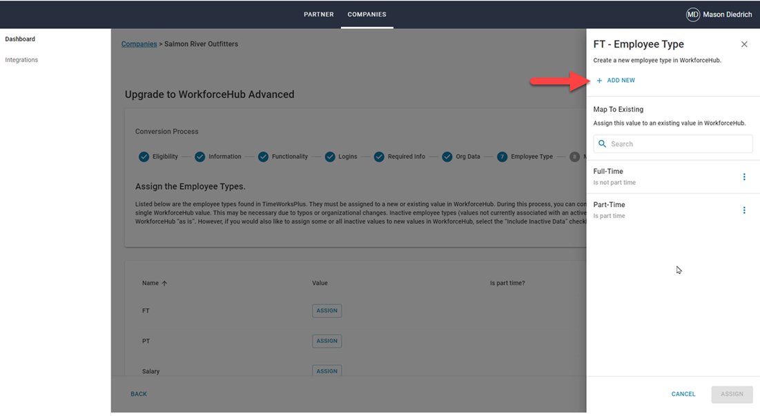 WorkforceHub Conversion: Conversion Tool