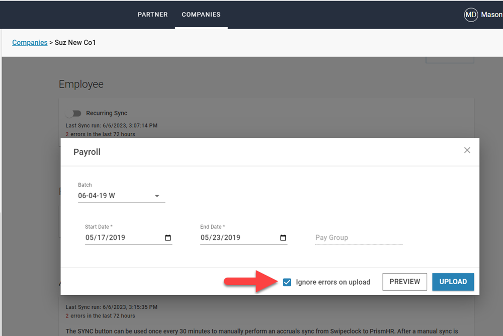 PrismHR Integration - Payroll and Accrual Balance Sync (WorkforceHub)