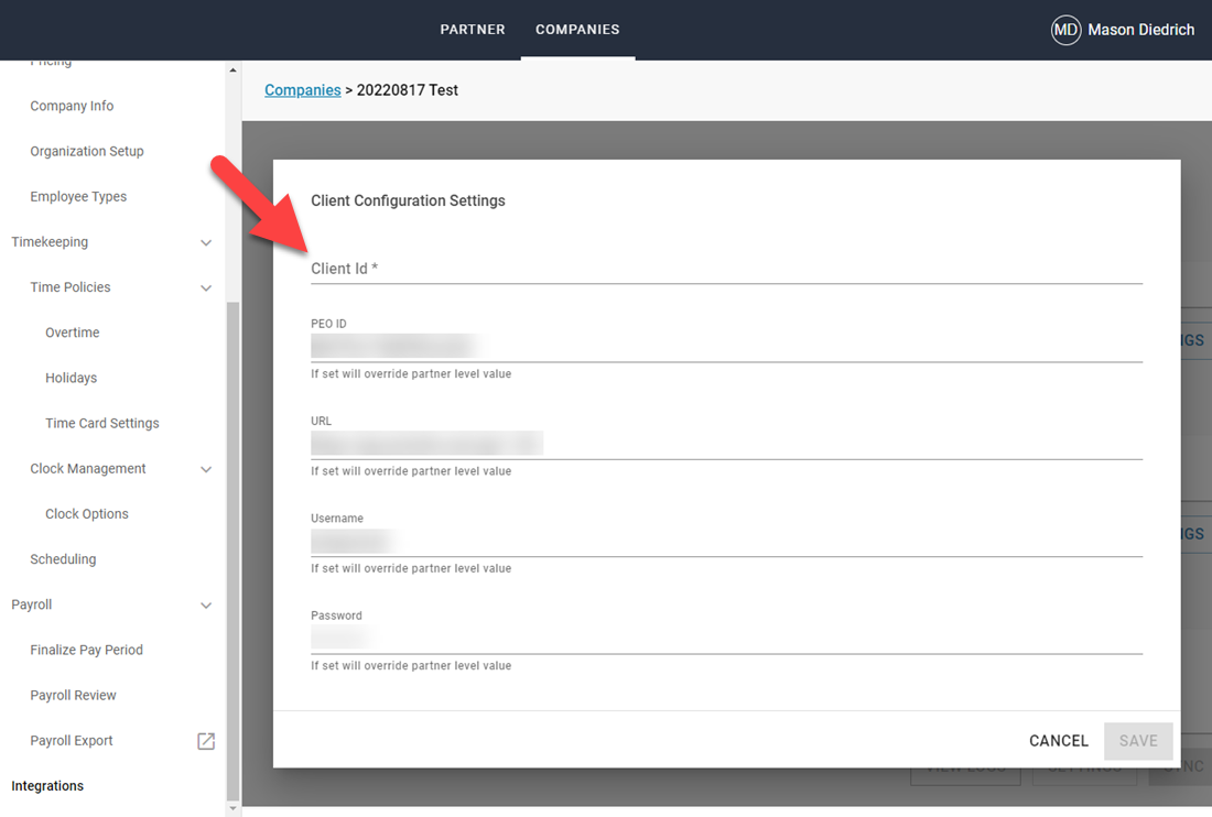 PrismHR - WorkforceHub Company Setup