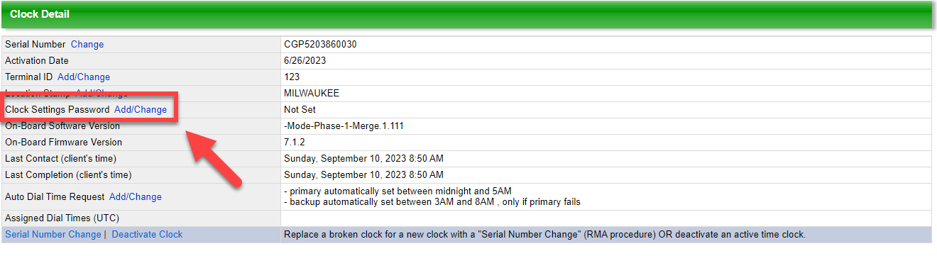 Unified Configuration (Swipeclock Touch and Vision Settings Update)