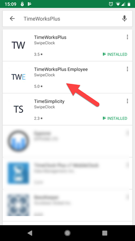 TimeWorksPlus Employee Mobile App