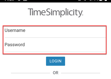 TimeSimplicity Mobile - Downloading and Logging In