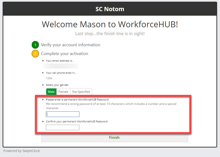 Employee Activation Walkthrough Workforcehub