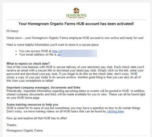 Employee Activation Walkthrough Workforcehub