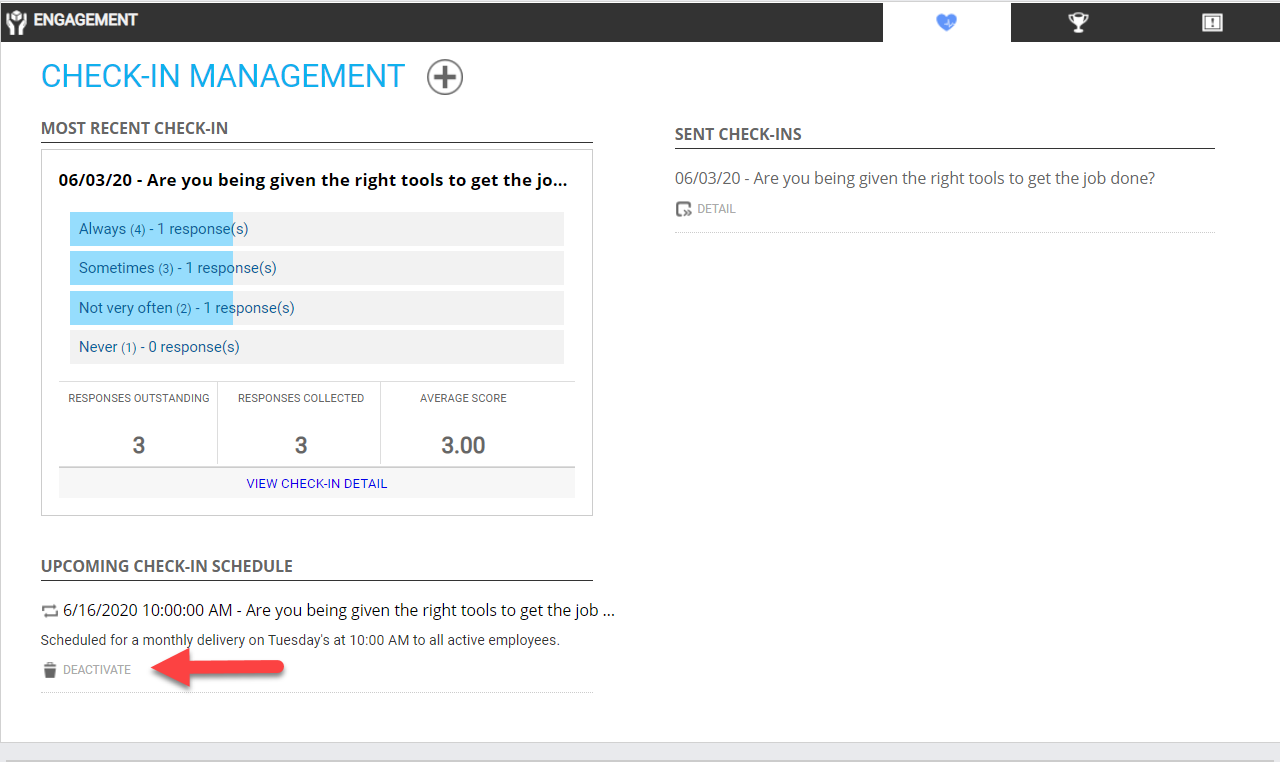 Engage Employees with a Check-In