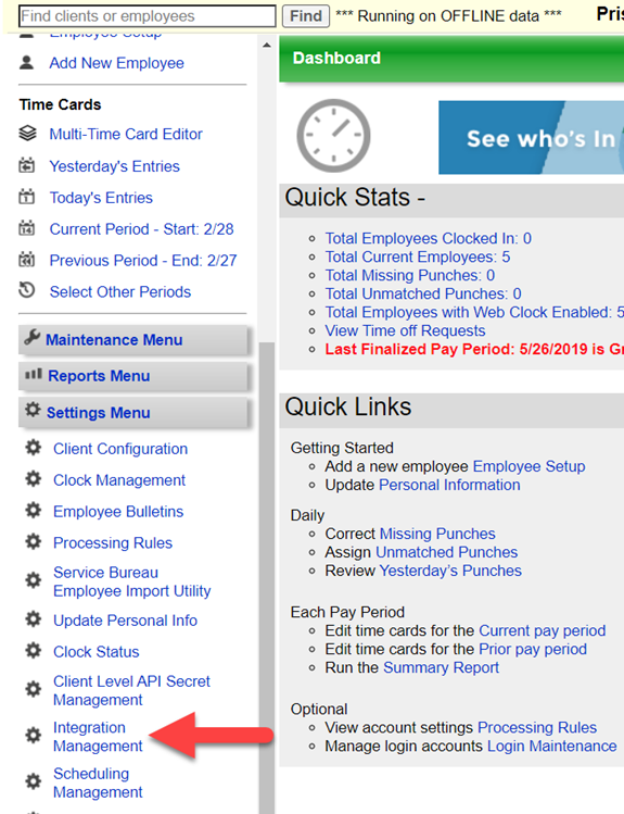 PrismHR - TimeWorksPlus Employee Sync