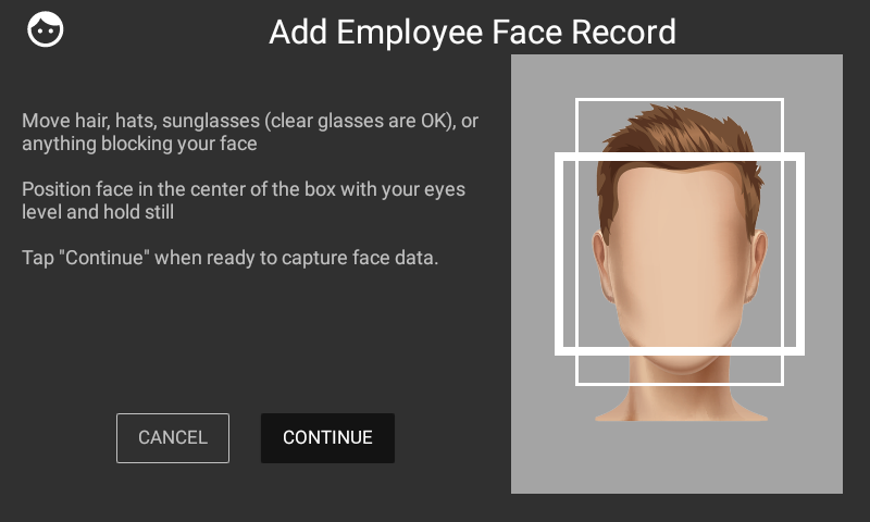 Register a Face on Vision