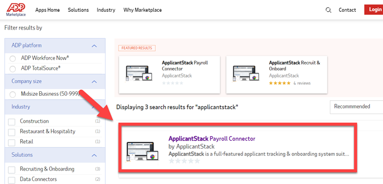 Setting Up the ADP Payroll Integration with ApplicantStack Onboard
