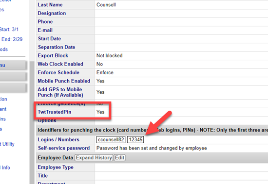 Trusted PINs on Touch, Touch 2, and Vision Clocks